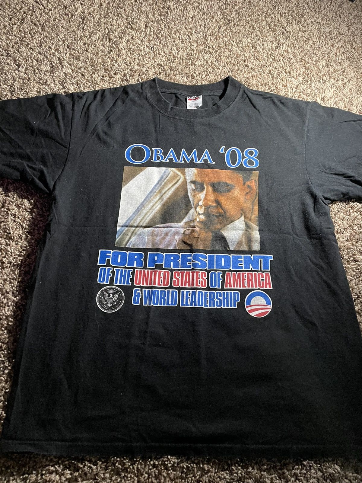 Anvil × Vintage Vintage Obama 2008 T-Shirt | Grailed