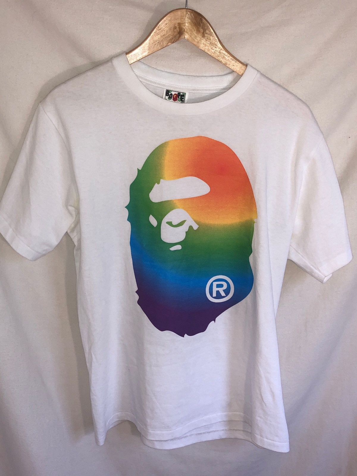 Bape Rainbow bape tee | Grailed