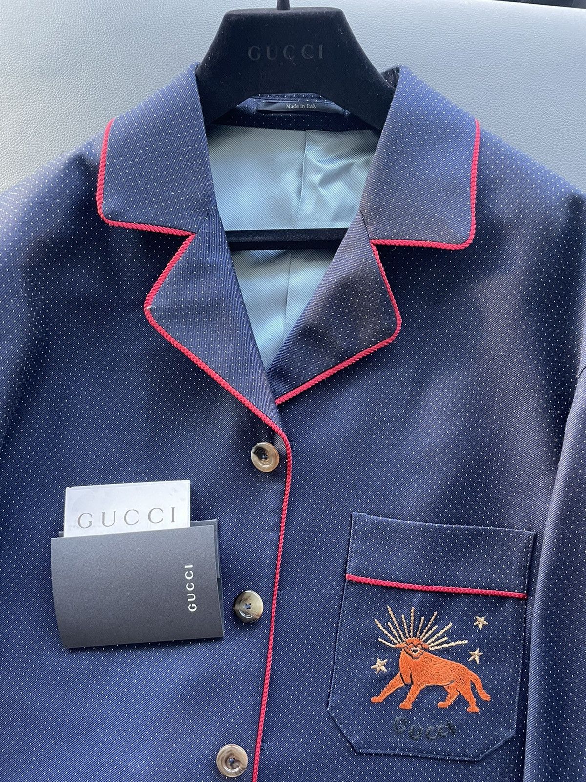 Gucci Super Runway Gucci Pajama Blazer Limited Edition | Grailed