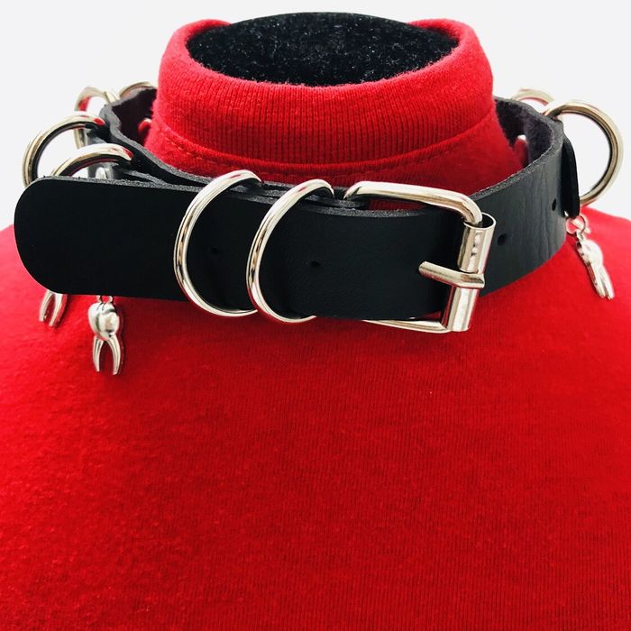 Handmade Super Sick and Chunky Tooth Teeth Choker Collar | Grailed