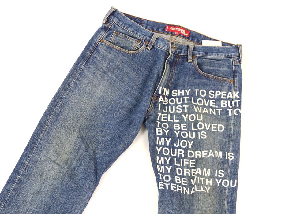 Junya Watanabe Poem Jeans | Grailed