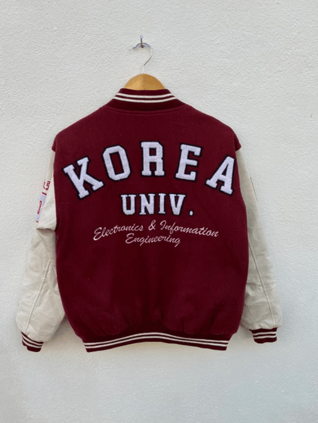 Vintage Korea University Varsity Jacket | Grailed