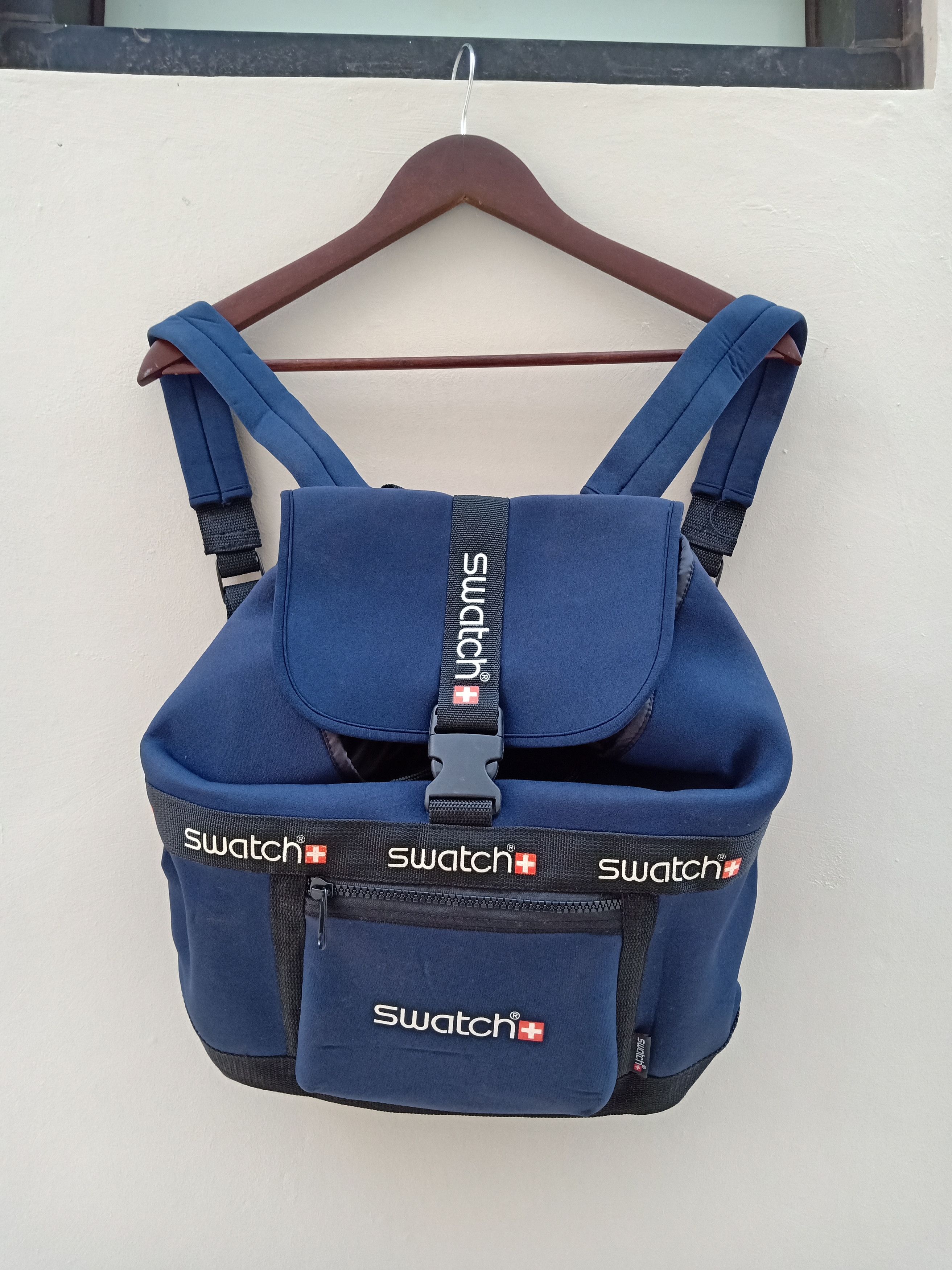 Swatch × Vintage Vintage Swatch neoprene backpack | Grailed