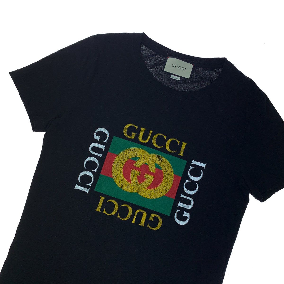 Gucci Gucci Fake Logo T Shirt | Grailed