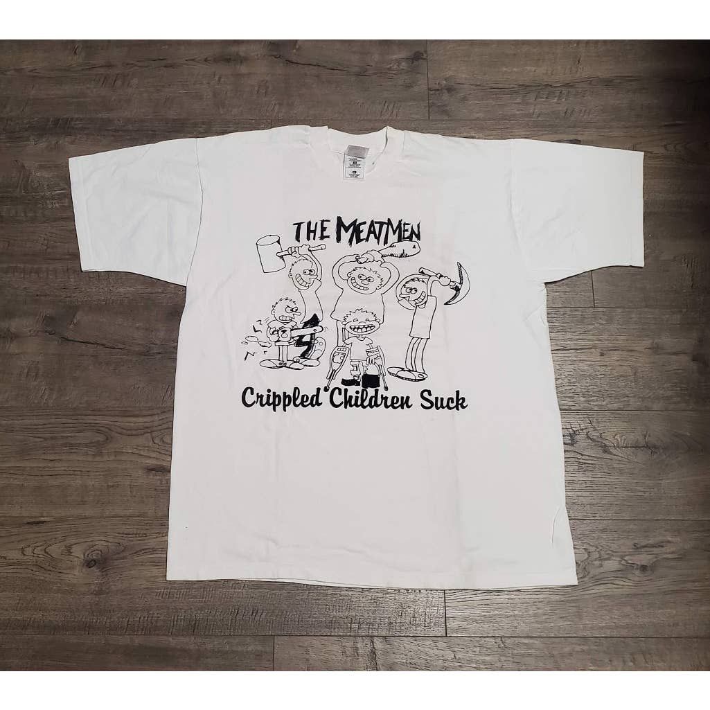 Vintage Vintage 90s The Meatmen Punk Rock Band Tee Shirt | Grailed