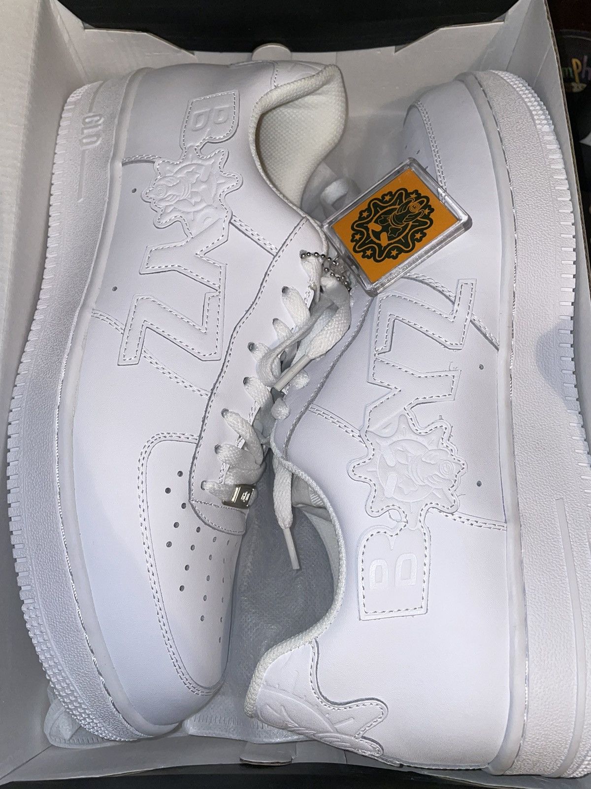 Glo Gang × Nike Glo Gang X Air Force 1 '07 White on White "Glory Ones ...