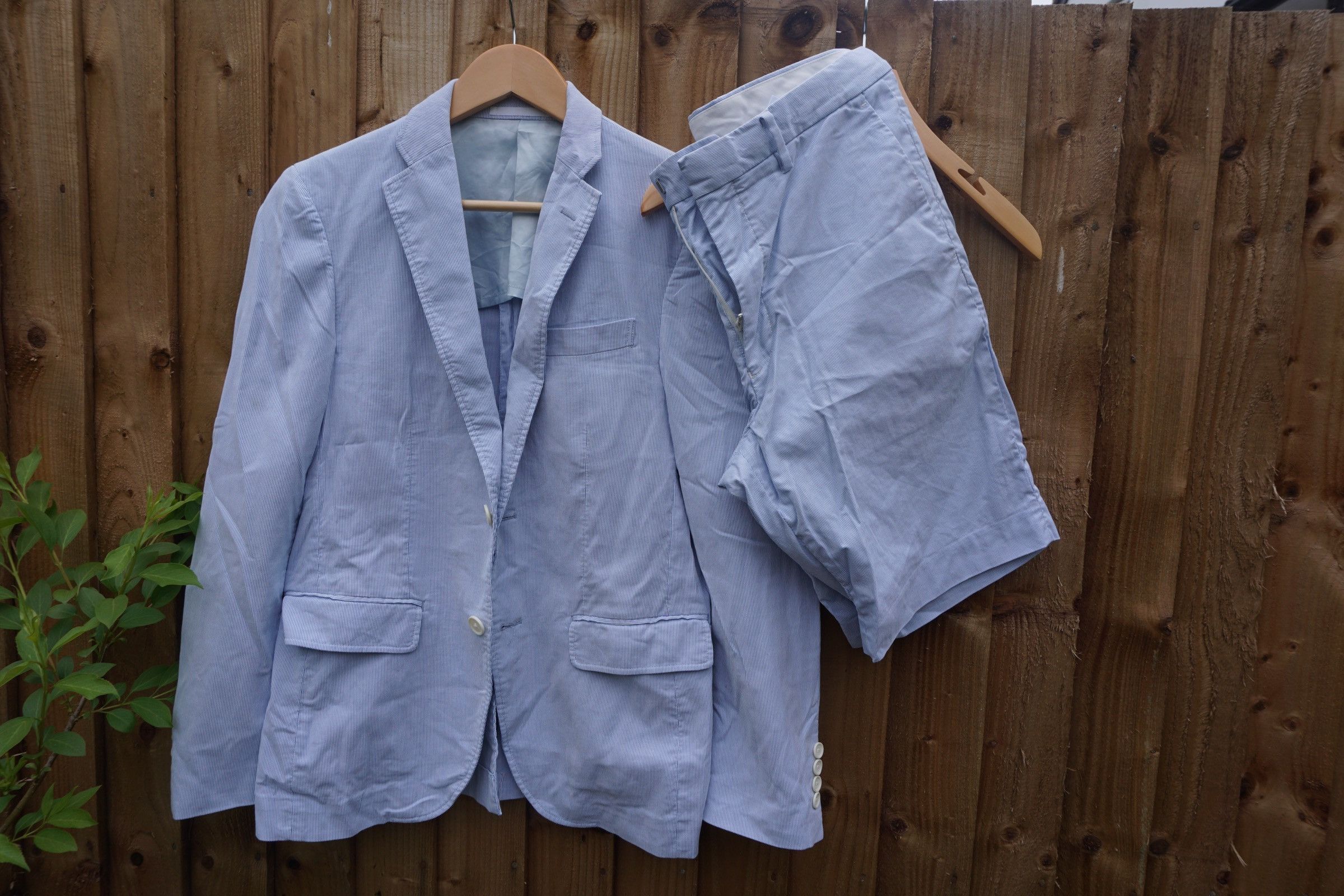 Uniqlo MATCHING BLAZER SHORT SET | Grailed