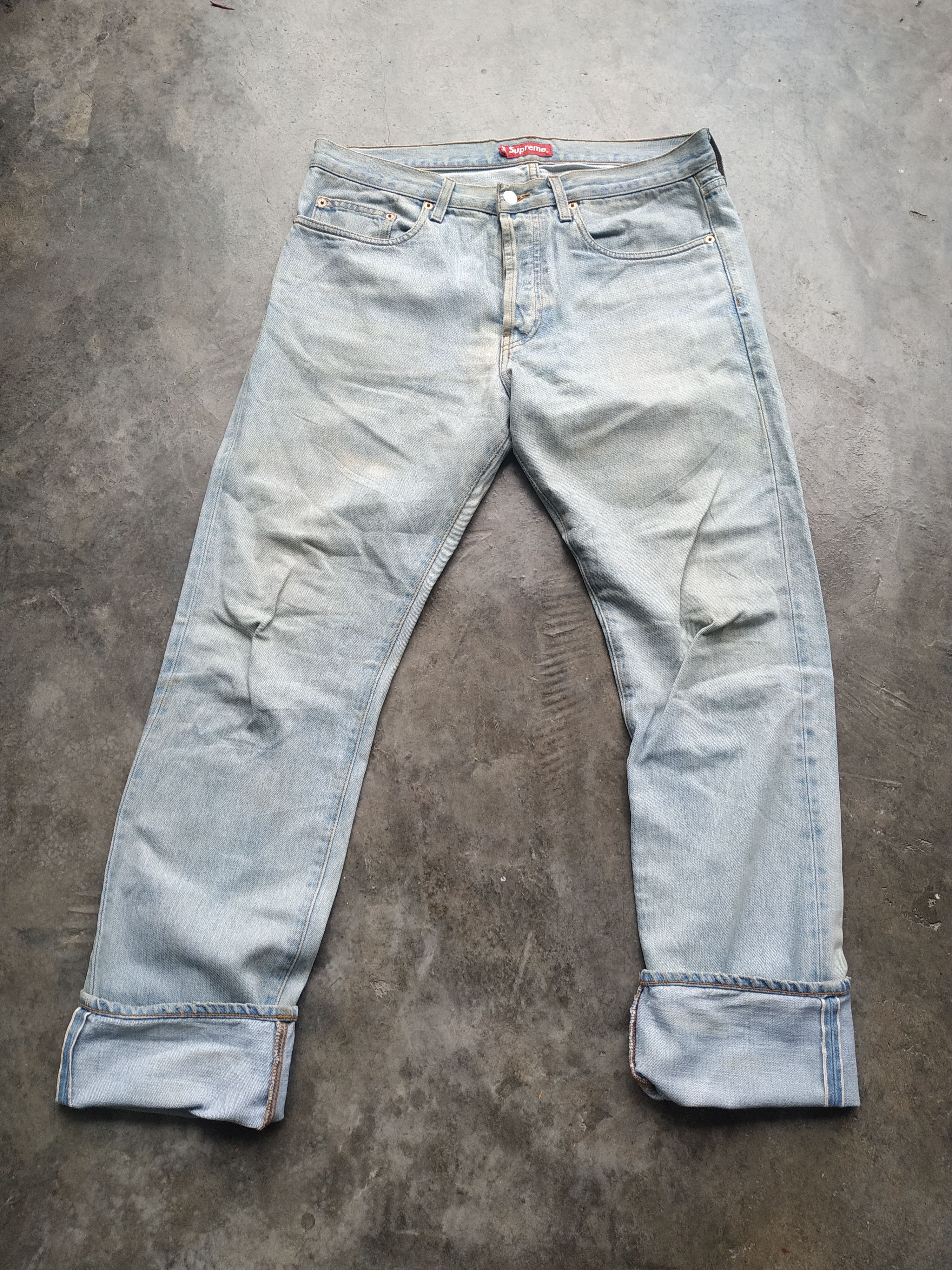 Supreme Supreme faded selvedge jeans. | Grailed