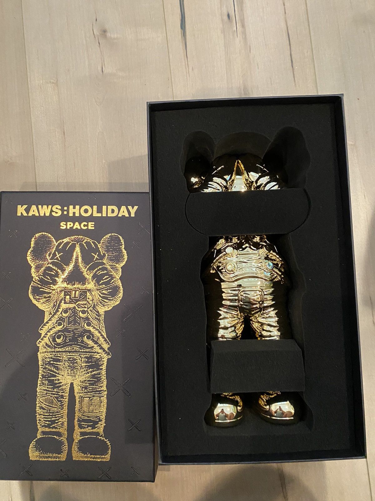 Kaws KAWS Holiday Space Figure Gold | Grailed