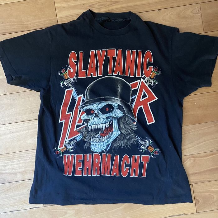 Slayer Slayer Wermacht World Sacrifice 1988 tour shirt | Grailed