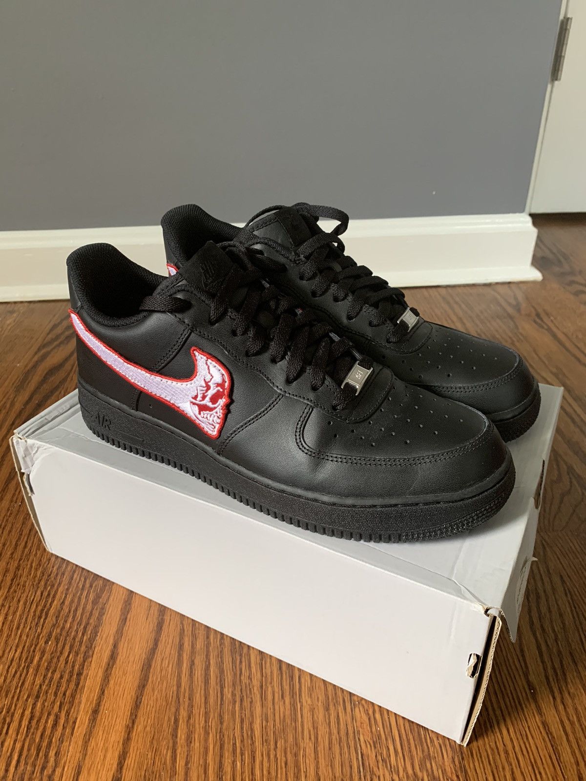 Nike × Warren Lotas Air Force 1 07 Black 2017 | Grailed