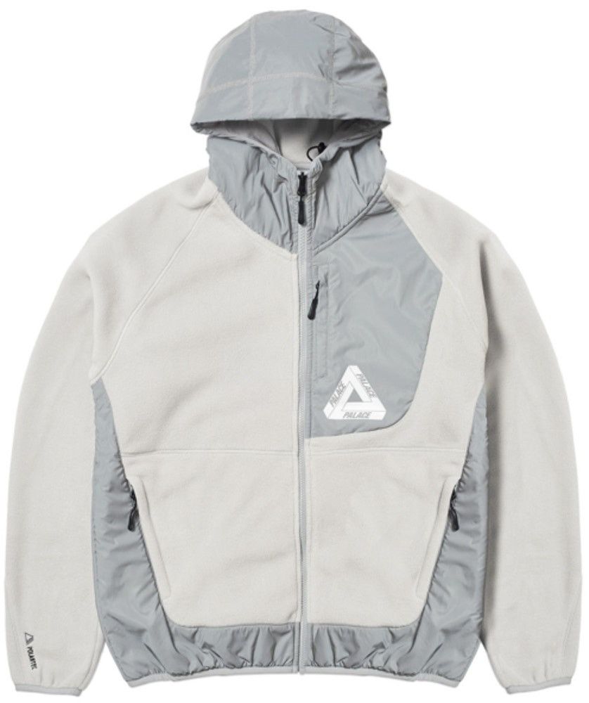 Palace Palace Polartec Flecto Jacket Grey FW19 Size Medium | Grailed