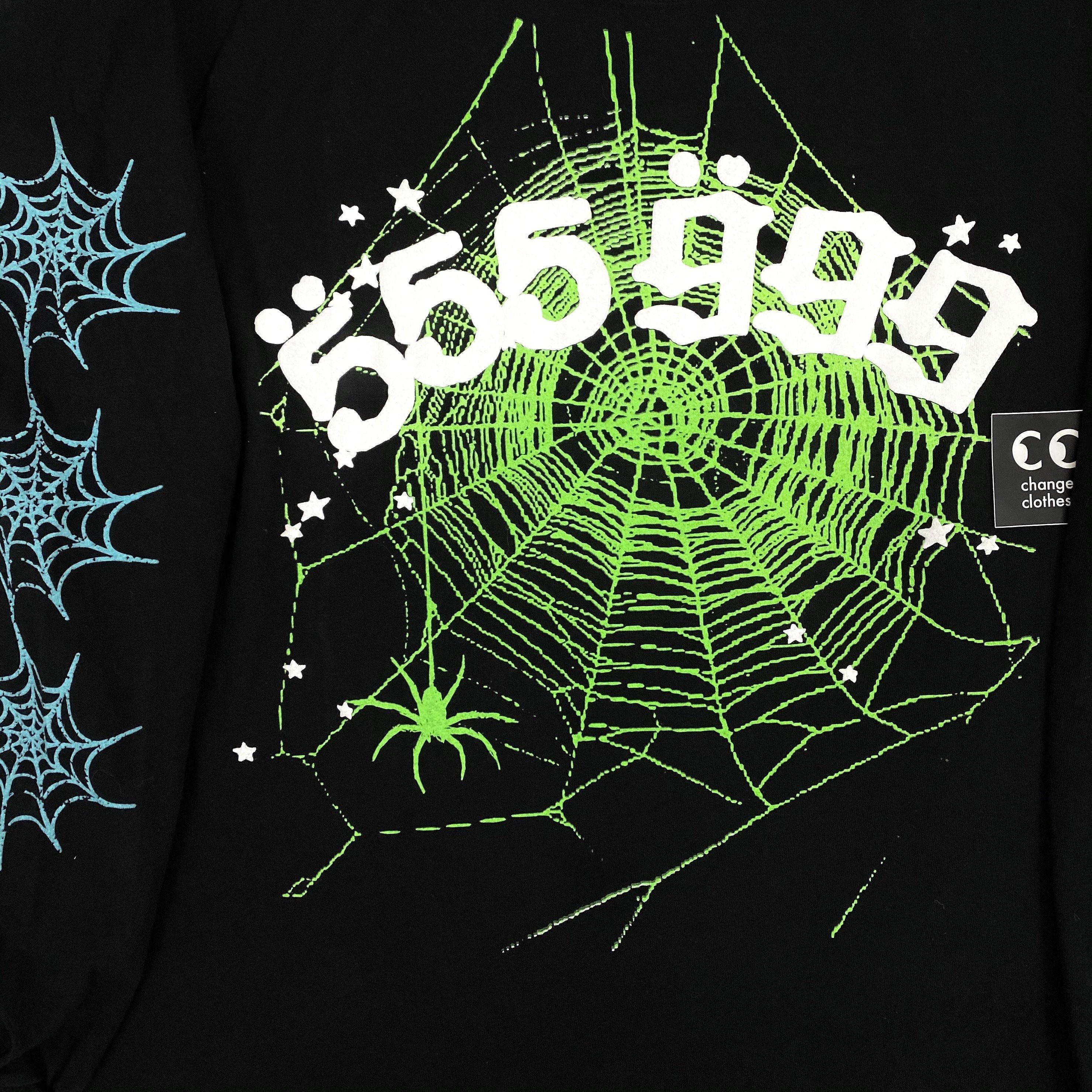 999 Club SPIDER WORLDWIDE x 999 Juice WRLD Young Thug Long Sleev Tee ...