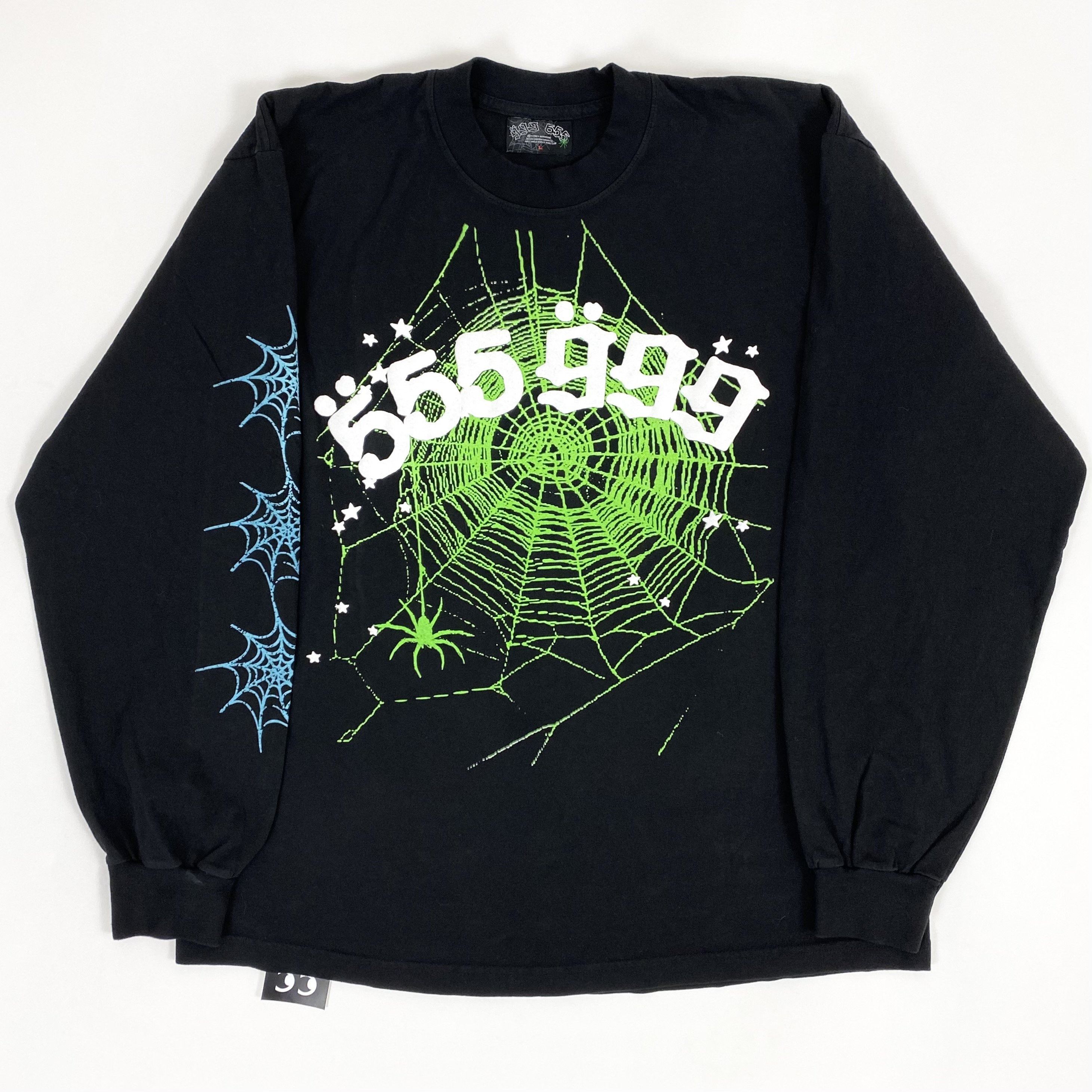 999 Club SPIDER WORLDWIDE x 999 Juice WRLD Young Thug Long Sleev Tee ...