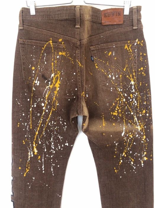 Edwin Japanese Brand Edwin Painted Splash Denim Pant | Grailed