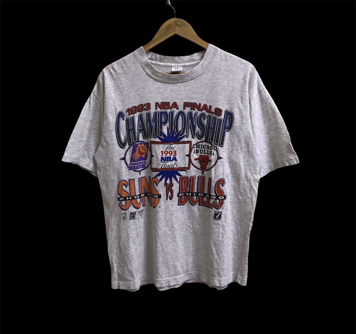 Vintage Vintage 90s Logo7 NBA Final t shirt | Grailed