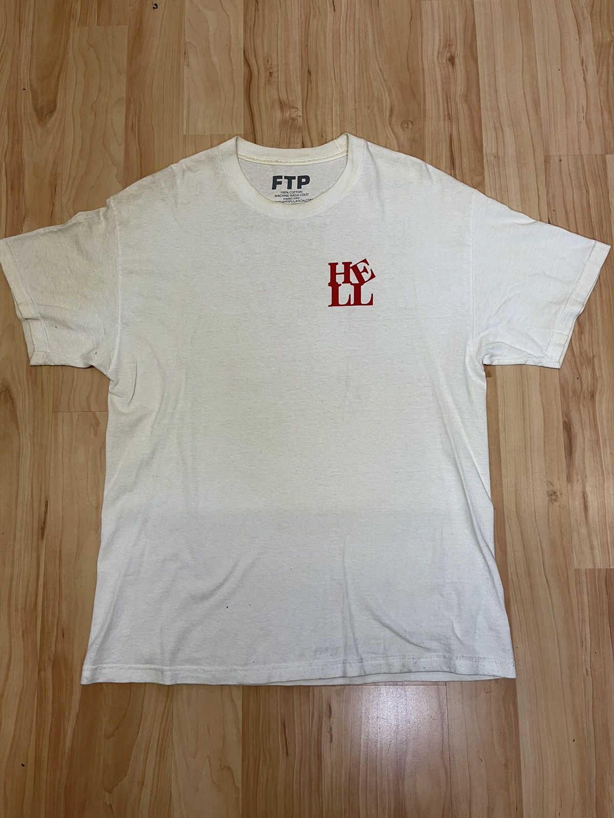 Fuck The Population × G59 Records FTP ‘Hell’ Logo Tee Signed by Scrim ...