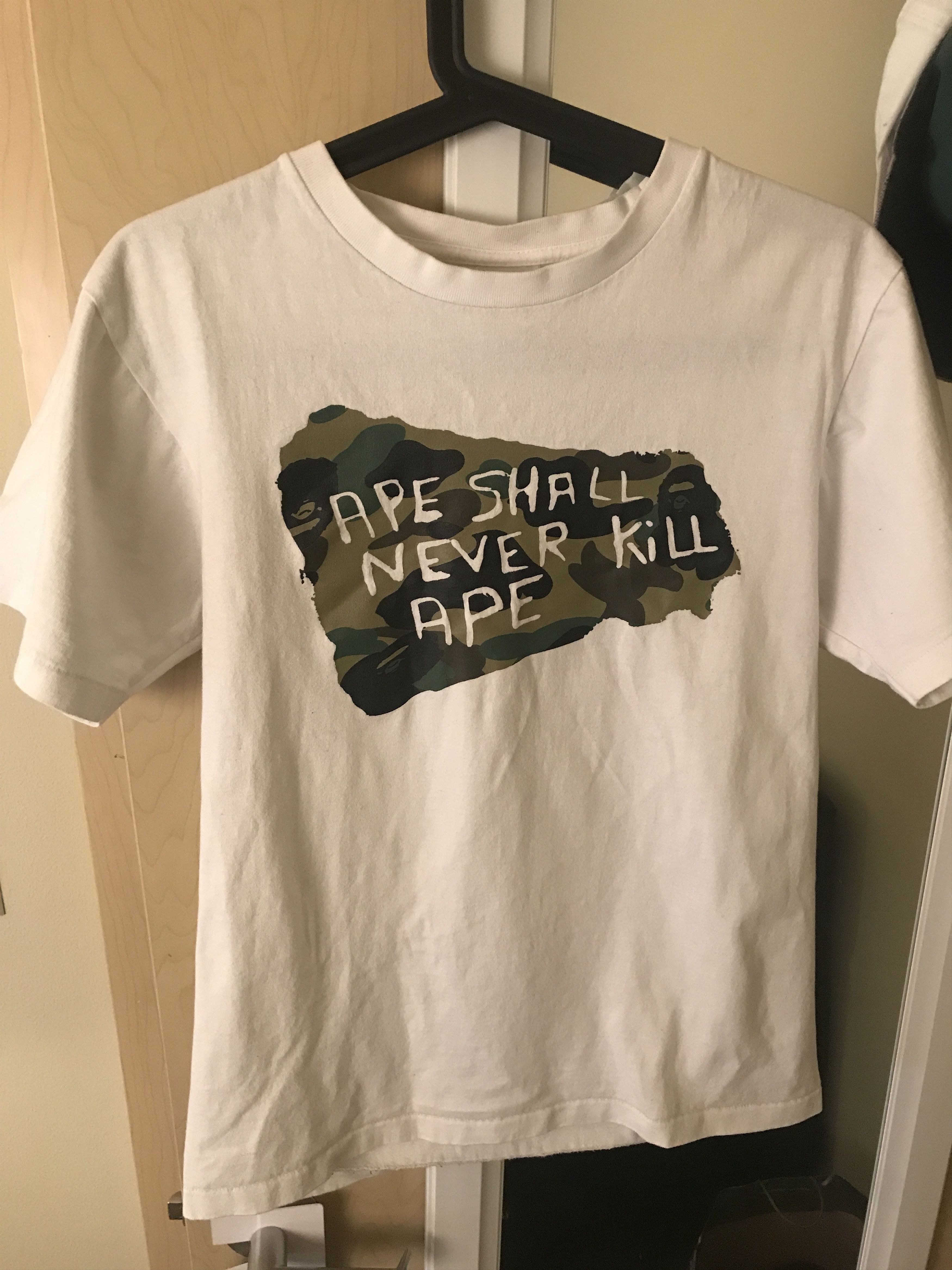 Bape Bape Slogan T-shirt | Grailed