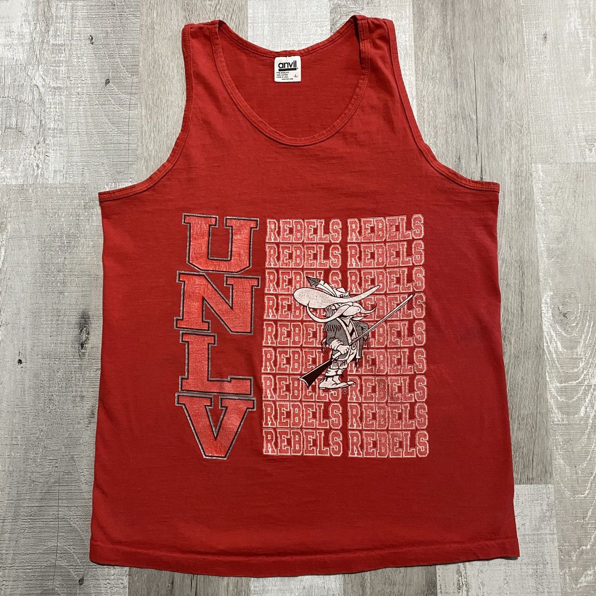 Vintage University Of Las Vegas Rebels NCAA 90s College Tank Top | Grailed
