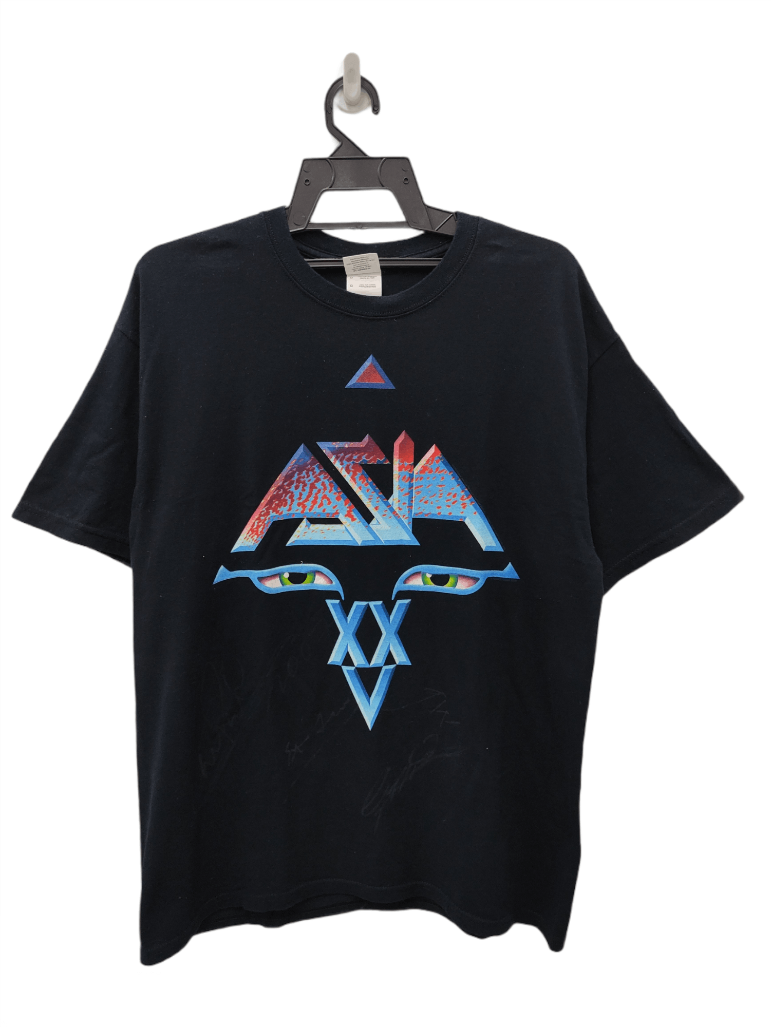 Band Tees ASIA 2007 ROCK BAND WITH AUTOGRAPH SIGN T-SHIRT | Grailed