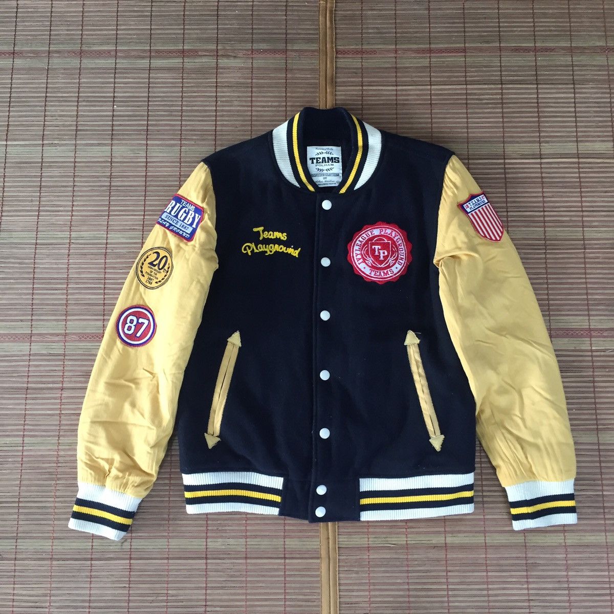 Japanese Brand Vintage Team Polham Varsity Jacket | Grailed
