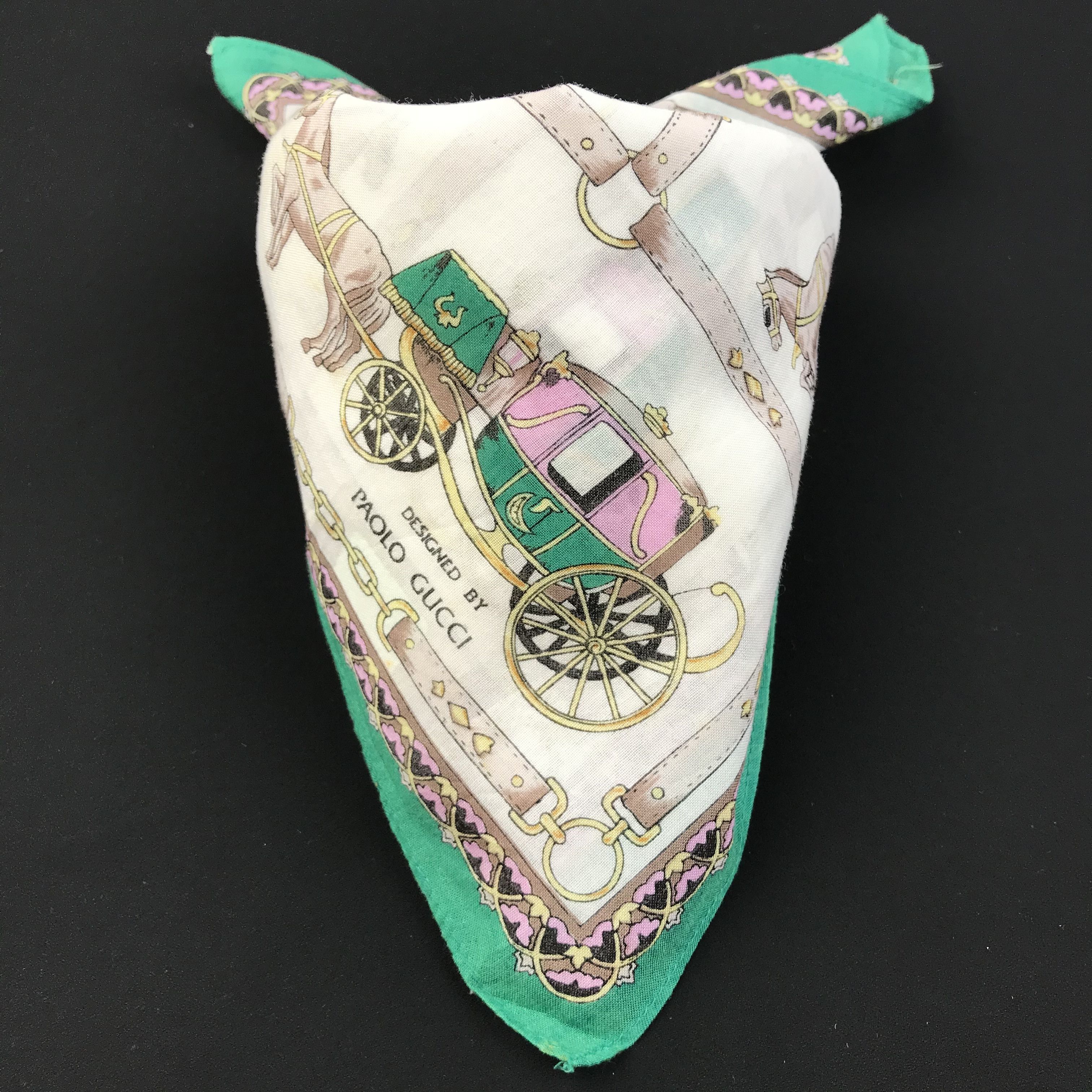 Paolo Gucci Paolo Gucci bandana handkerchief classic design | Grailed