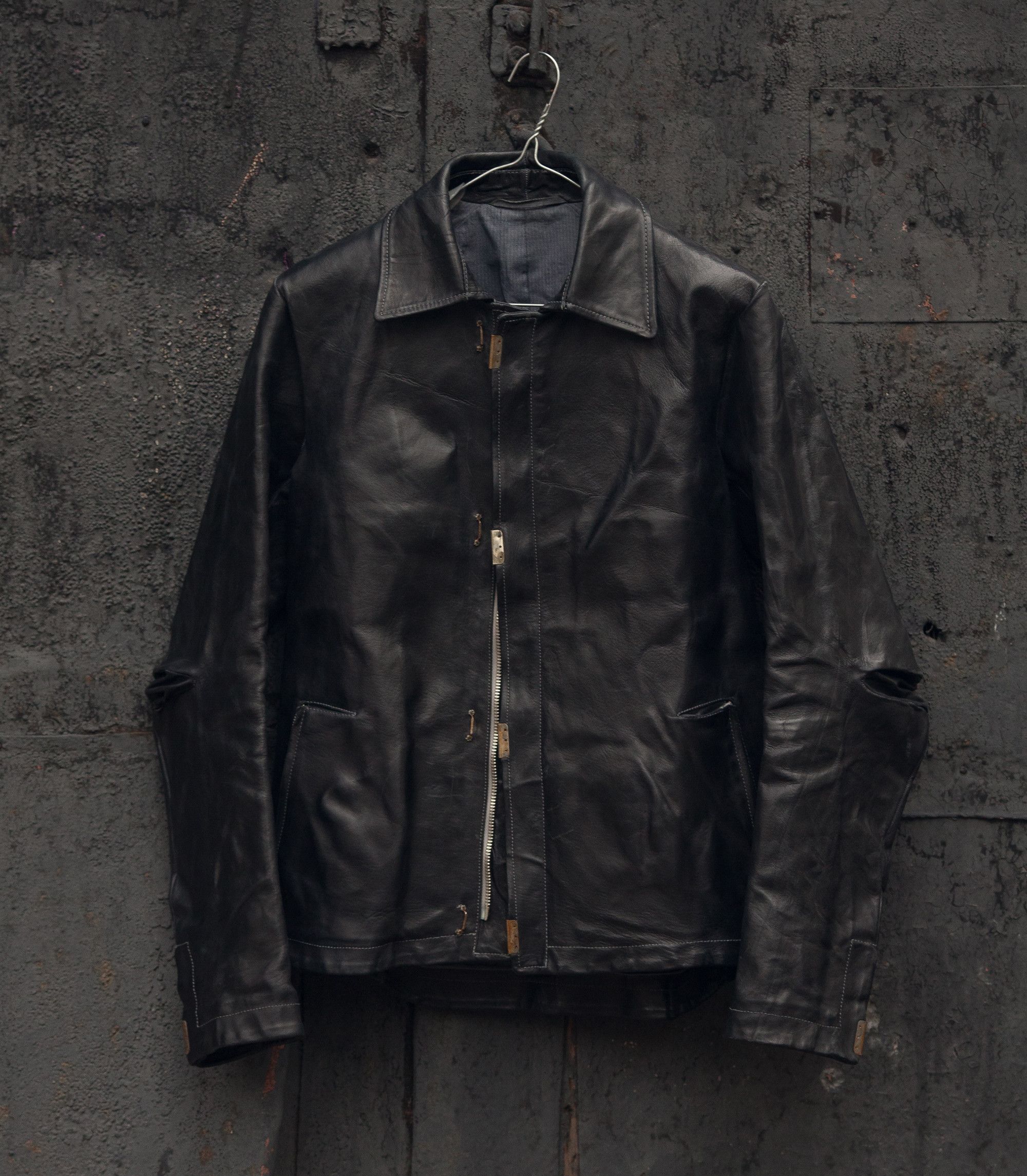 Carol Christian Poell scar stitch leather jacket | Grailed