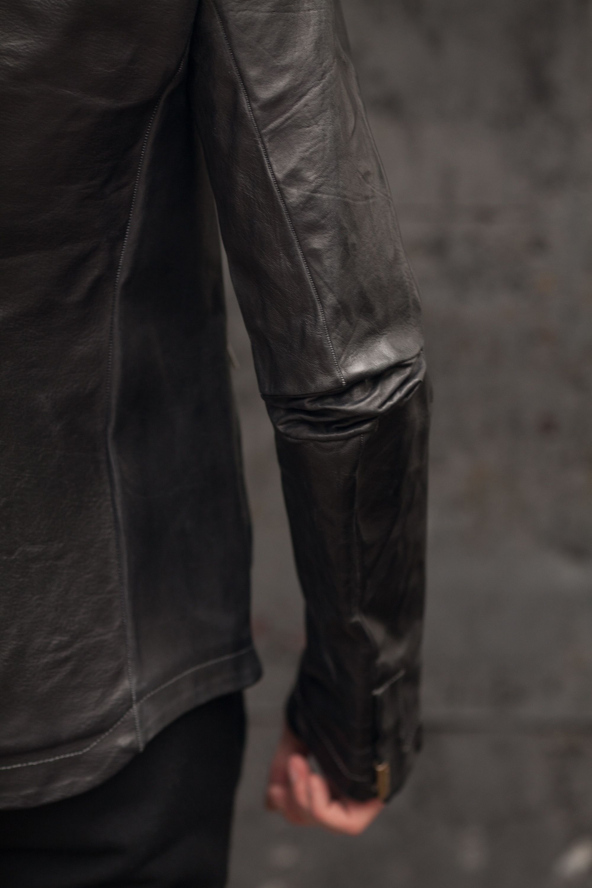 Carol Christian Poell scar stitch leather jacket | Grailed