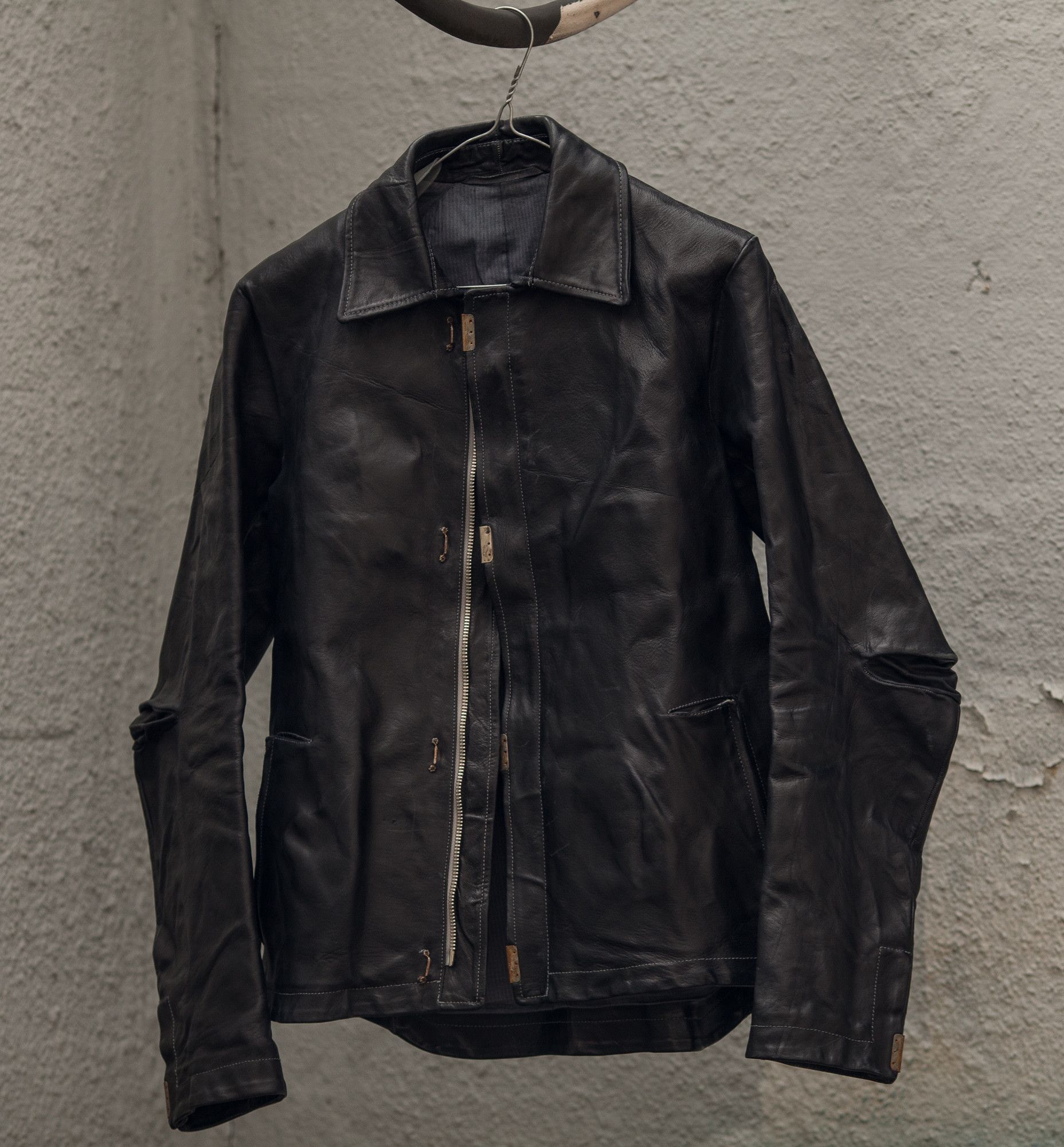 Carol Christian Poell scar stitch leather jacket | Grailed