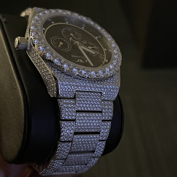 Gold GLD Iced Alpha Era Watch | Grailed