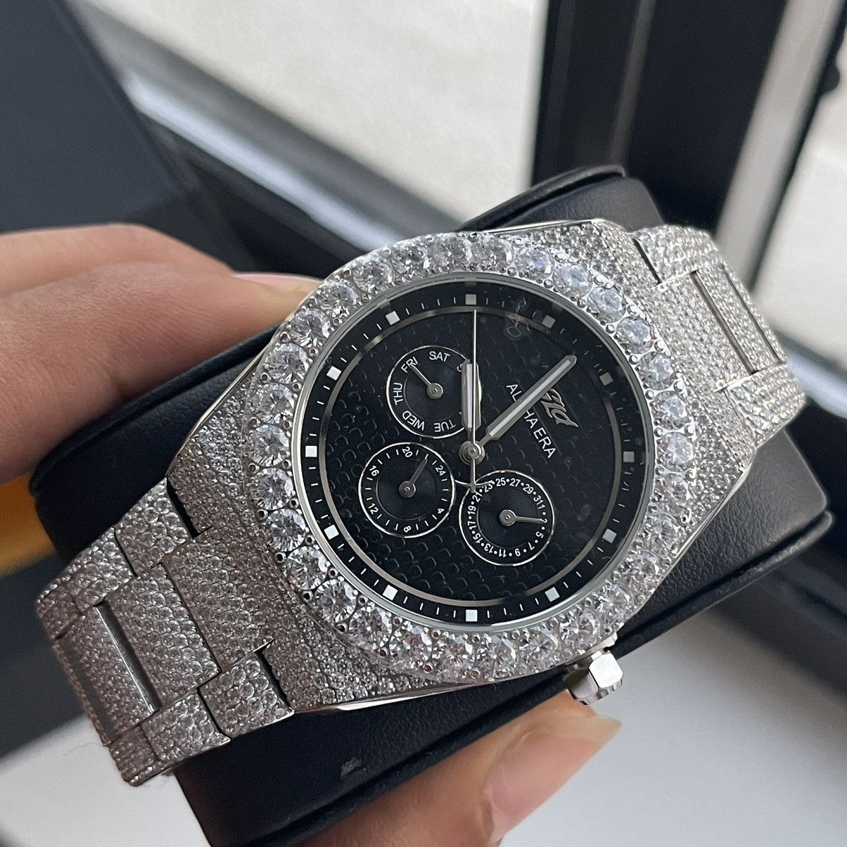 Gold GLD Iced Alpha Era Watch | Grailed