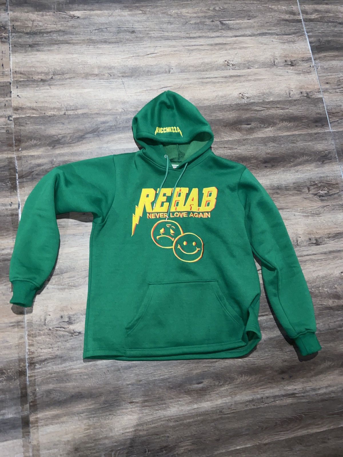 Designer × Streetwear Richezza ‘Rehab Never Love Again’ Hoodie | Grailed