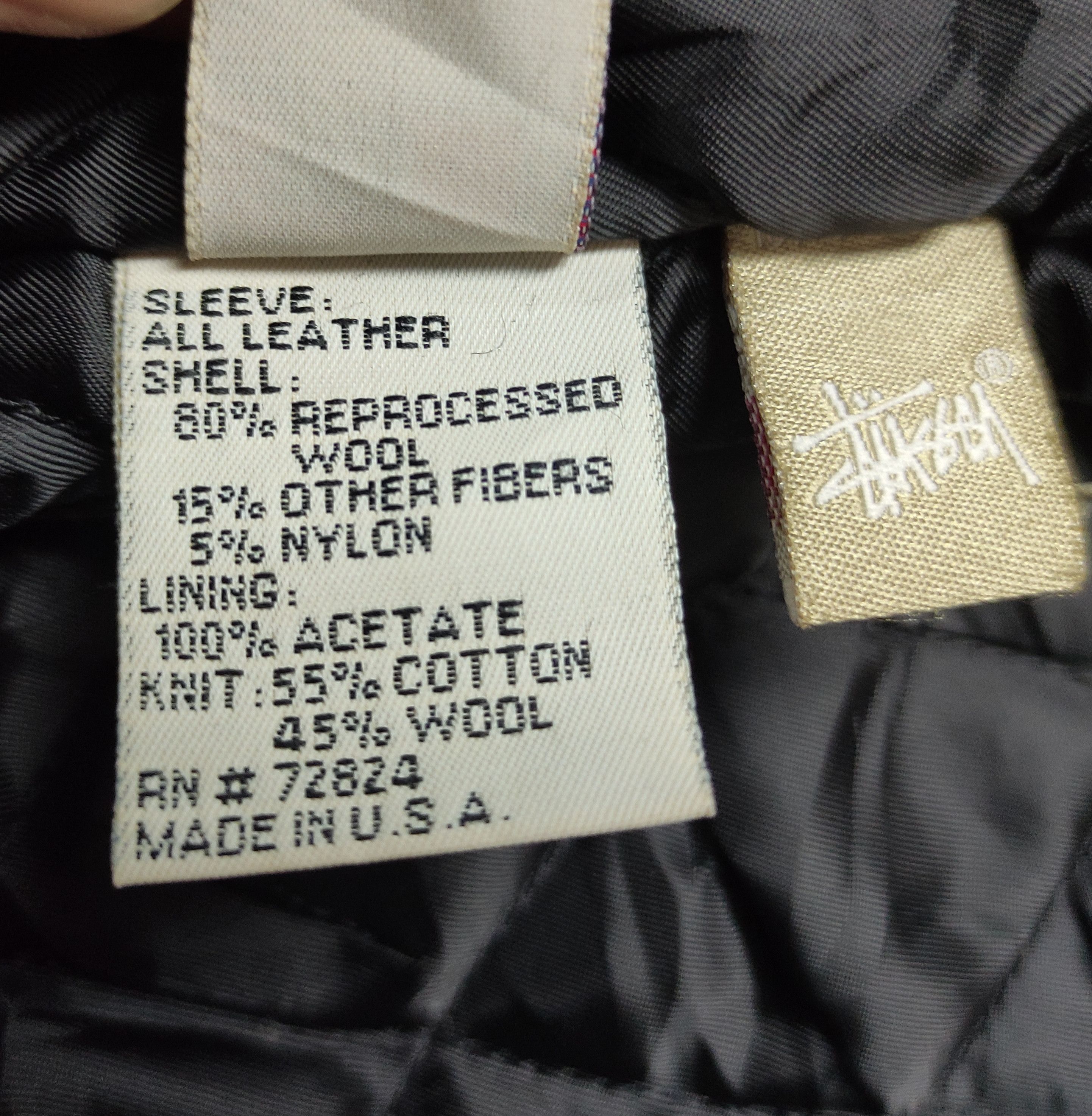 Vintage Vintage Stussy USA Rasta Varsity Jacket Wool | Grailed