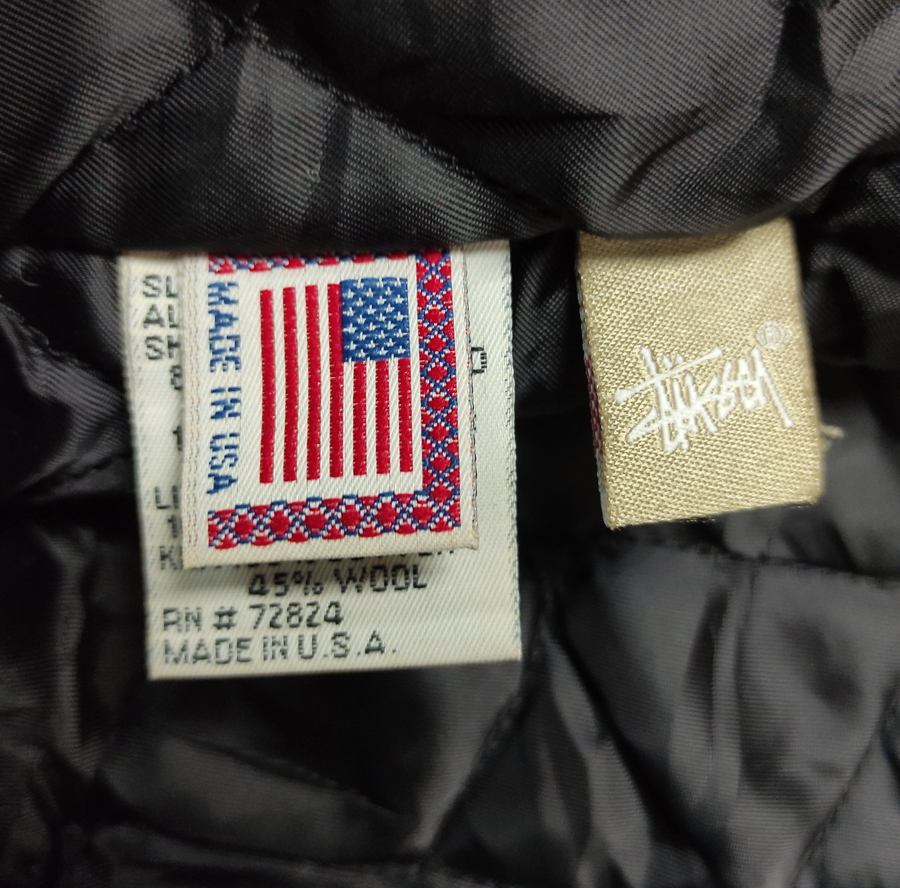 Vintage Vintage Stussy USA Rasta Varsity Jacket Wool | Grailed