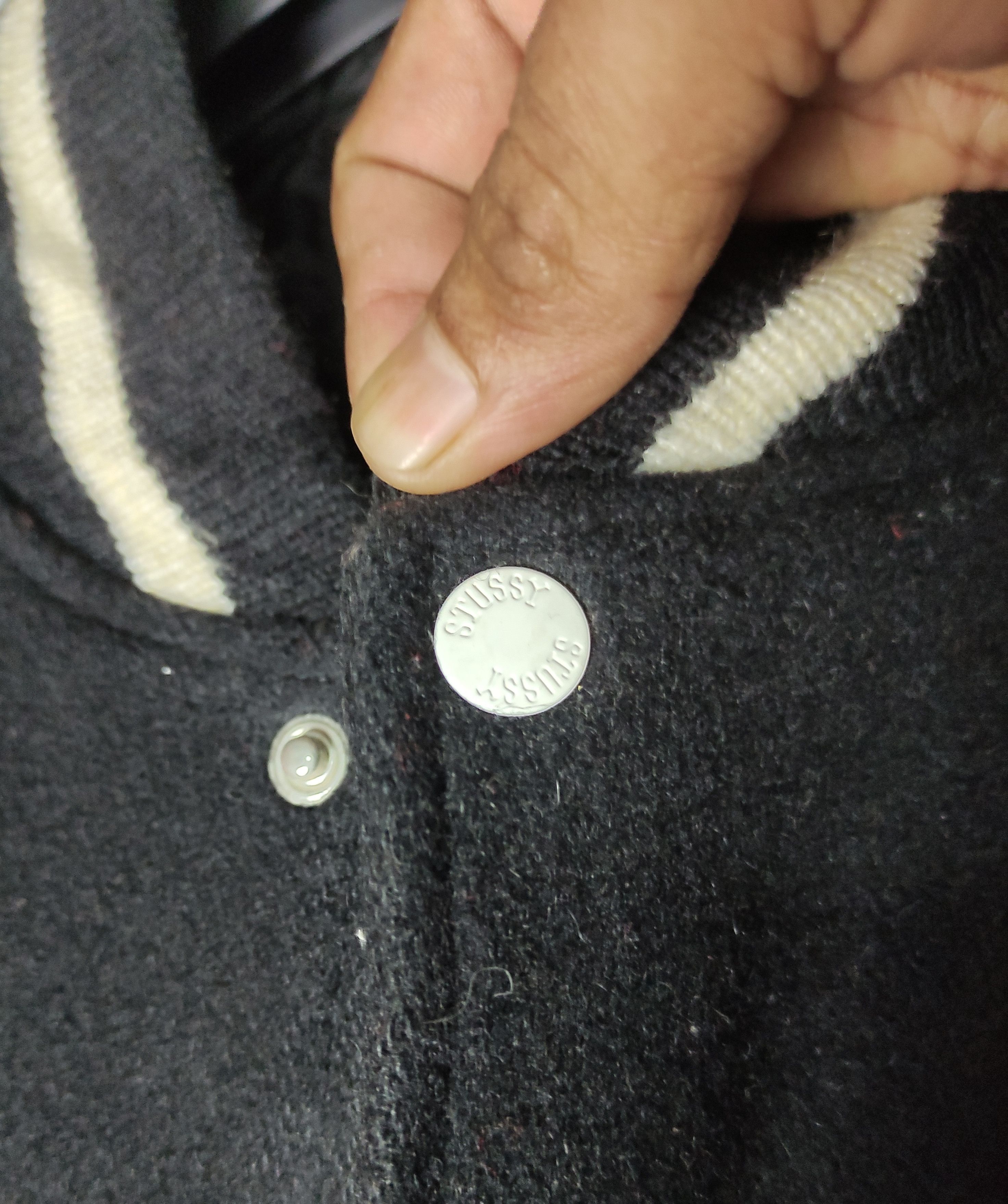 Vintage Vintage Stussy USA Rasta Varsity Jacket Wool | Grailed