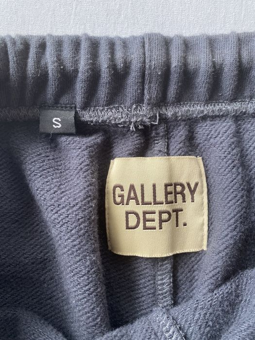 Gallery Dept. Gallery Dept Paint Cropped Flare Sweatpants Joggers Black ...