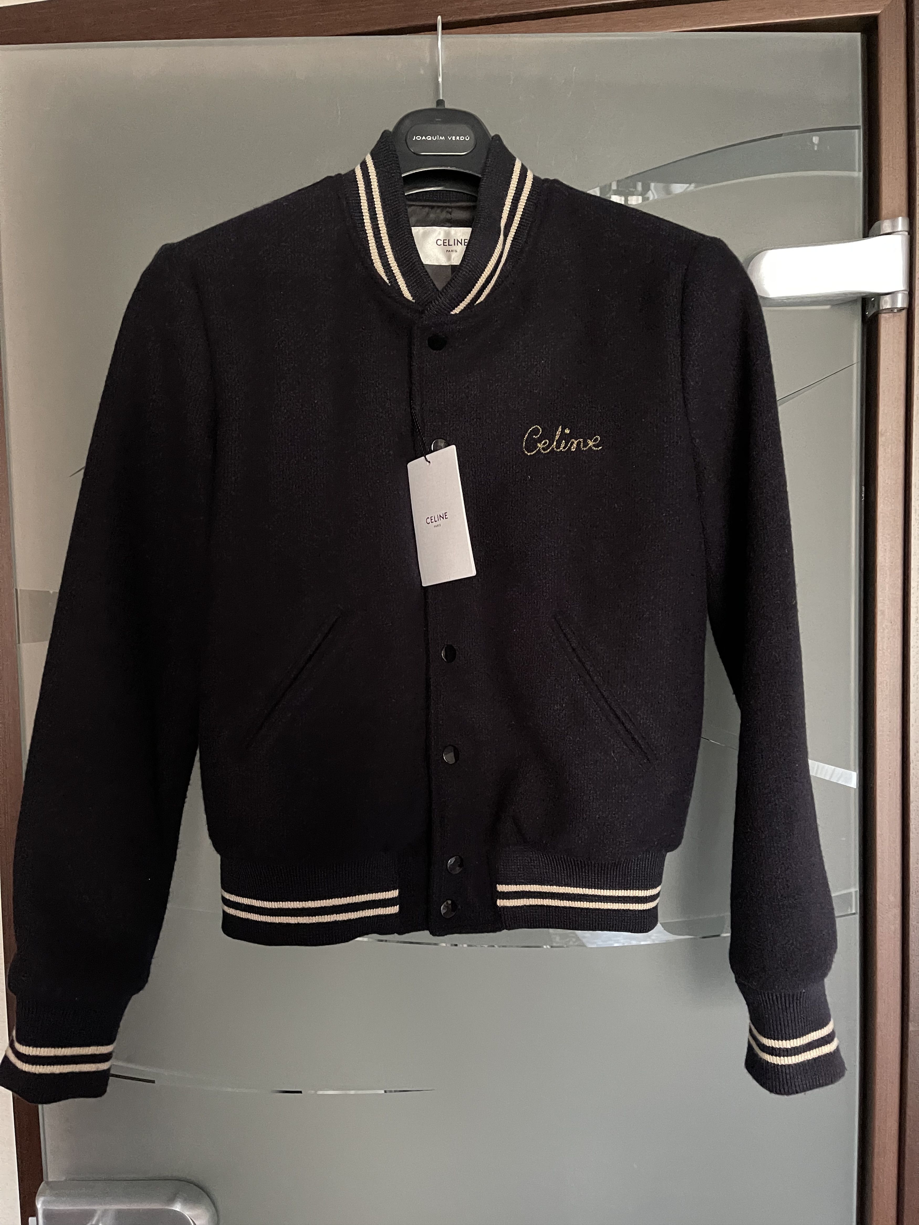Celine Logo teddy jacket | Grailed