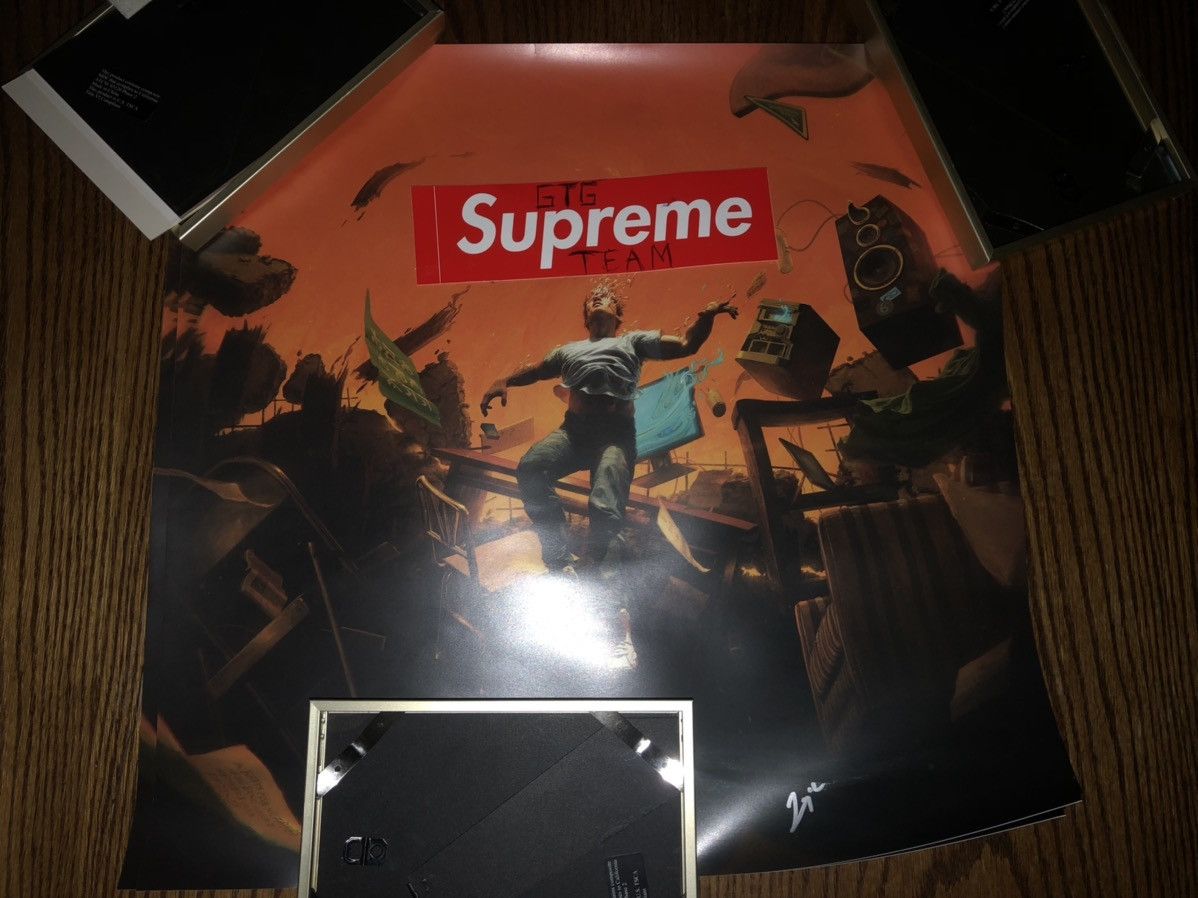 Logic Logic No Pressure Signed Album Cover Poster | Grailed