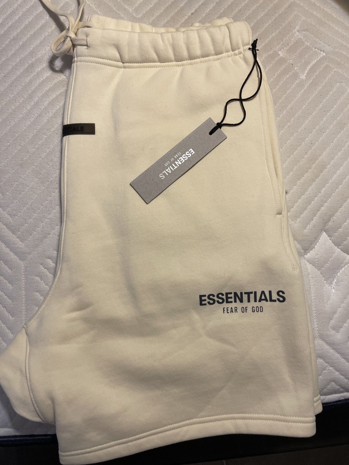 Fear of God × Pacsun Fog essentials cream shorts medium | Grailed
