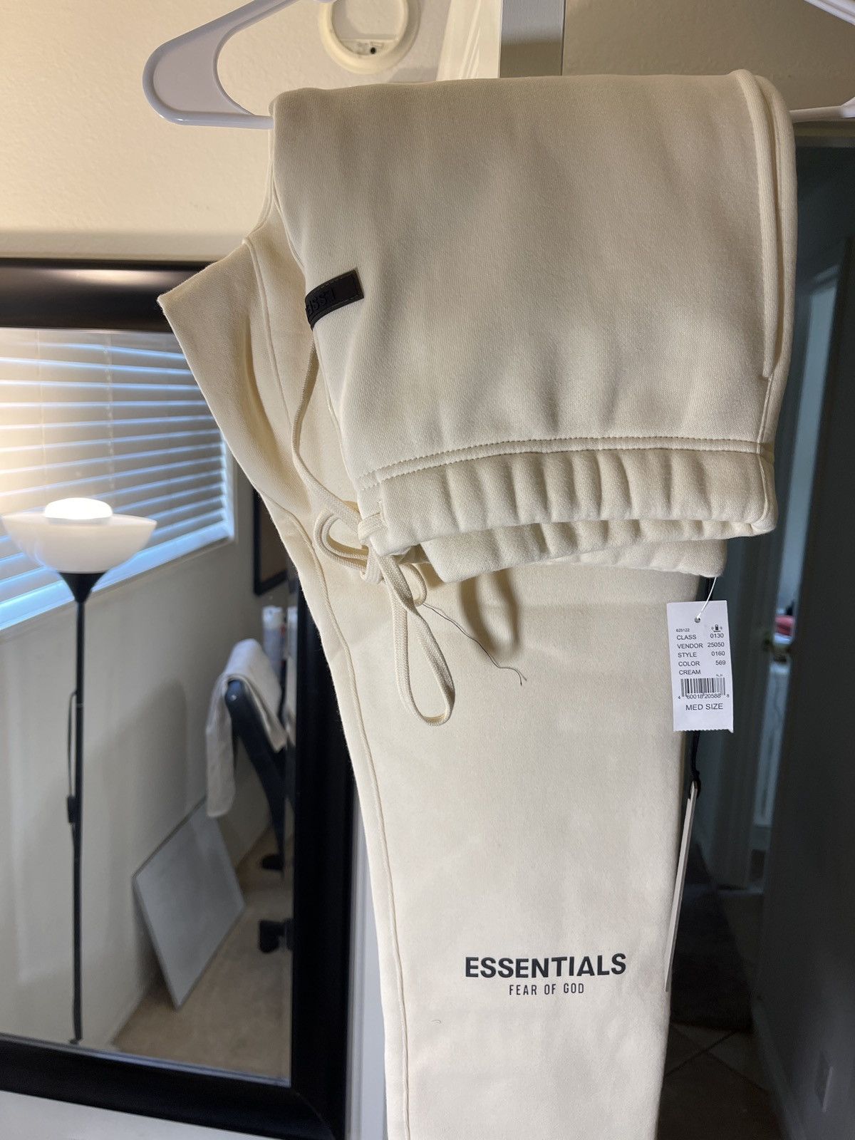 Fear of God × Pacsun FOG Essentials Cream Sweatpants | Grailed