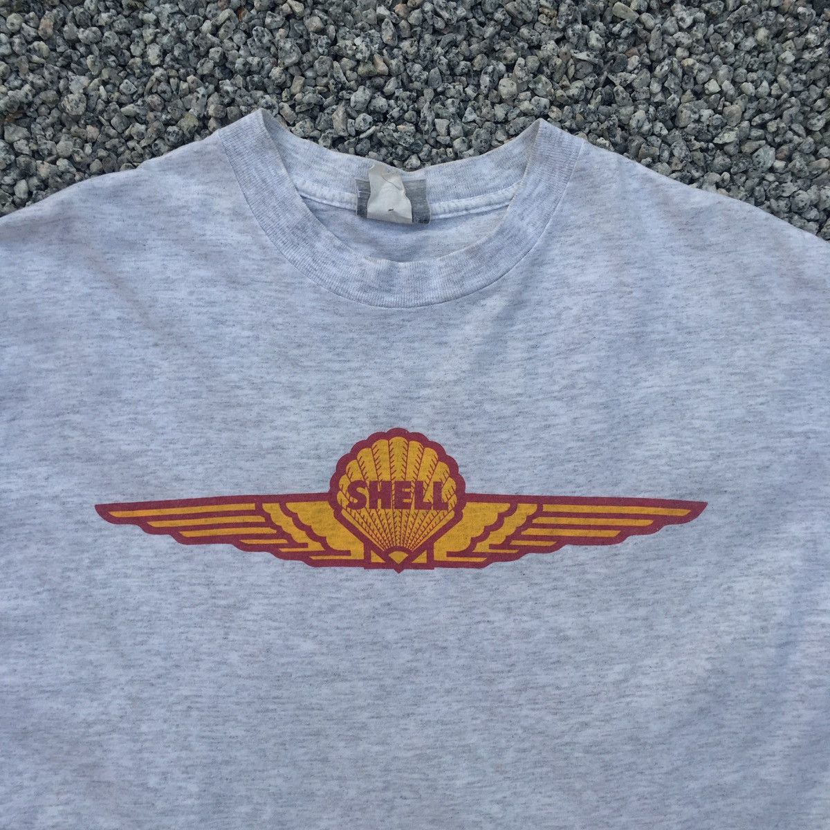 Vintage 💥RARE💥Vintage Shell Logo 80s 90s Shirt | Grailed
