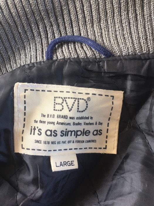 Vintage Vintage BVD wool varsity jacket | Grailed