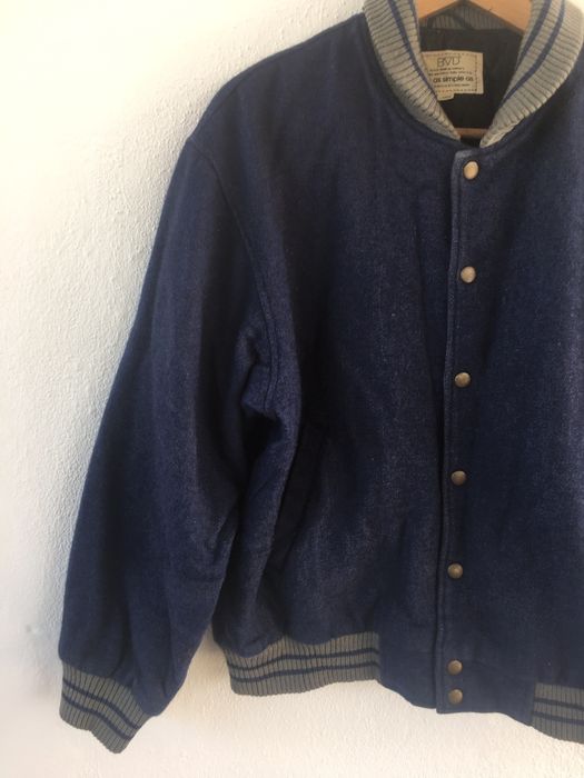 Vintage Vintage BVD wool varsity jacket | Grailed