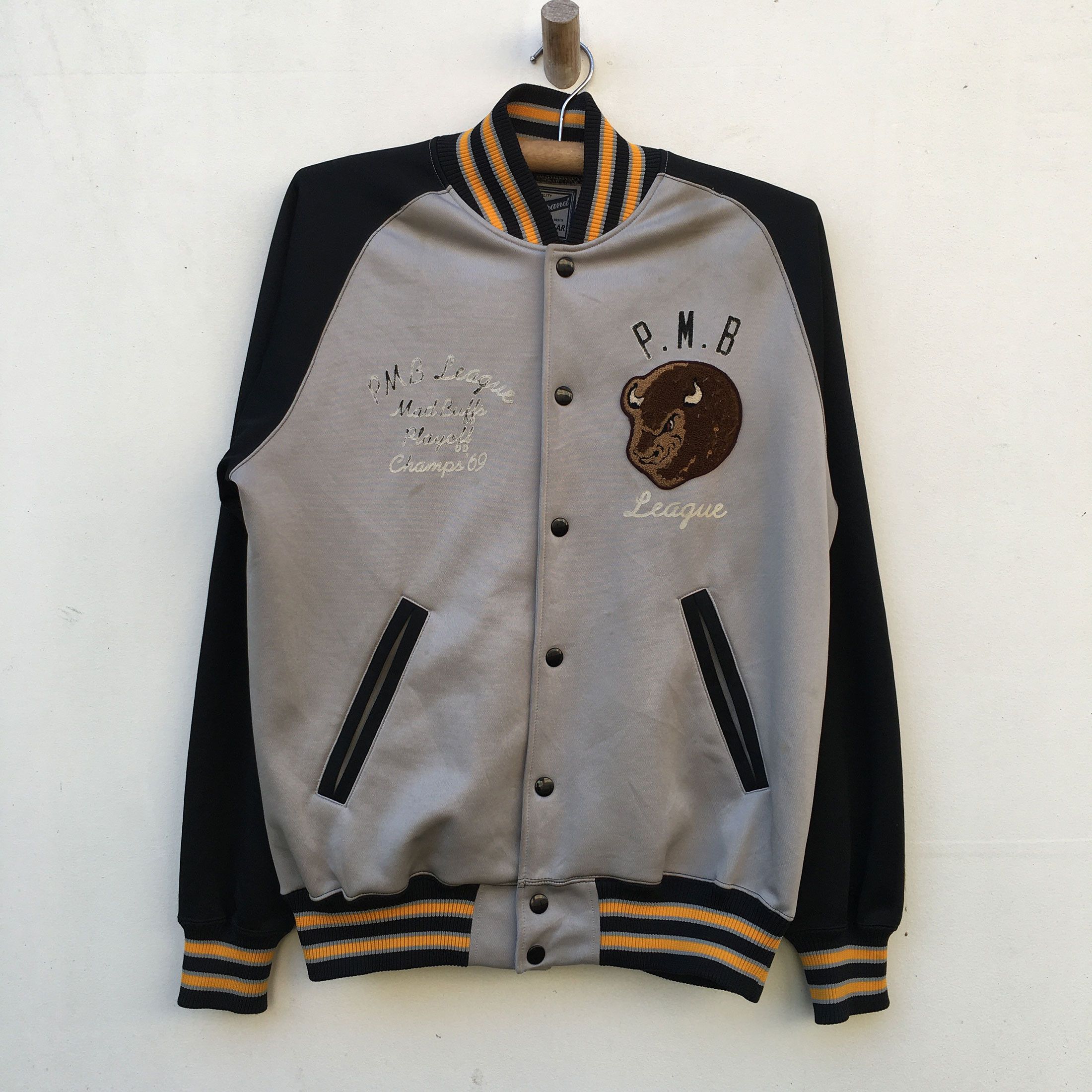 Japanese Brand × Pherrows × Streetwear Pherrows Sportwear Japan Varsity Jacket | Grailed