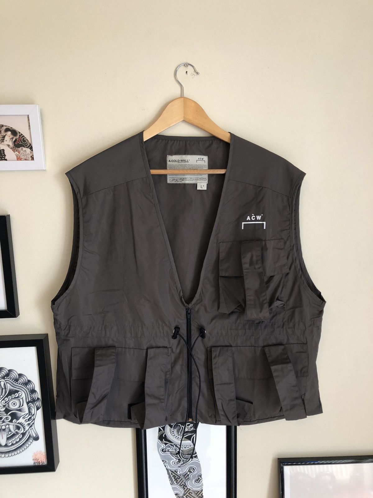 Ssense A Cold Wall ACW* Utility vest straps - SSENSE exclusive | Grailed