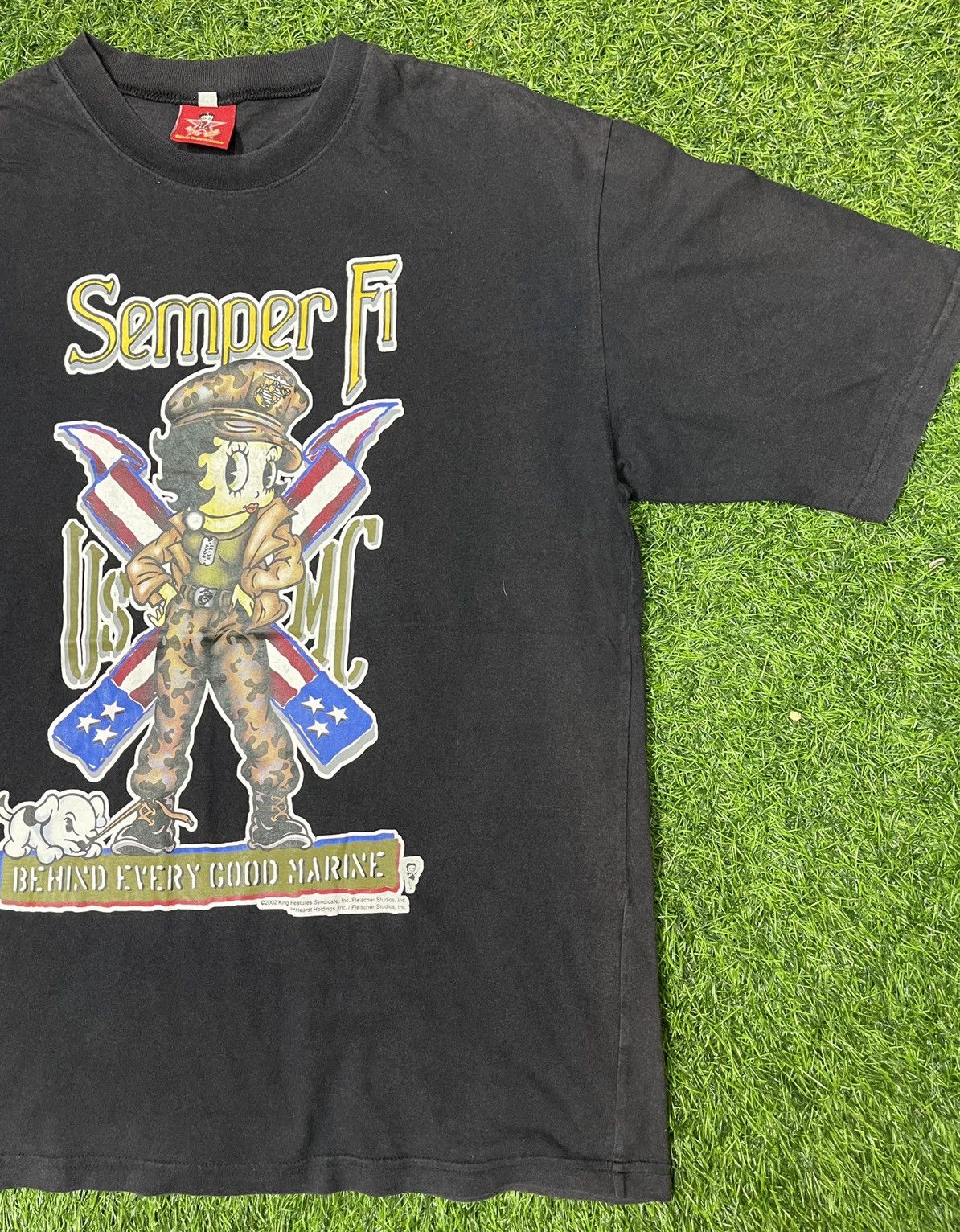 Cartoon Network × Vintage VINTAGE BETTY BOOP x USMC MARINE 2002 CARTOON ...