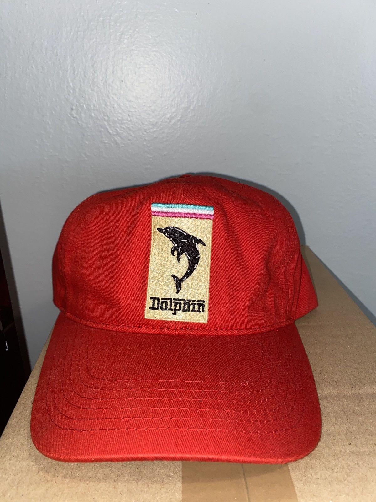 Pink Dolphin Pink Dolphin Dolphin Motorsports Ferrari Hat | Grailed