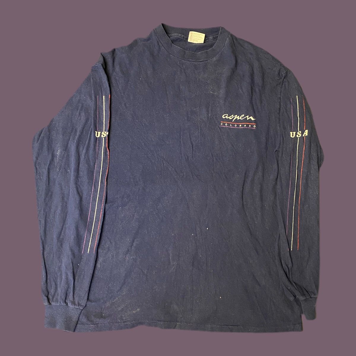 Vintage Vintage 80s Aspen Colorado Long Sleeve | Grailed