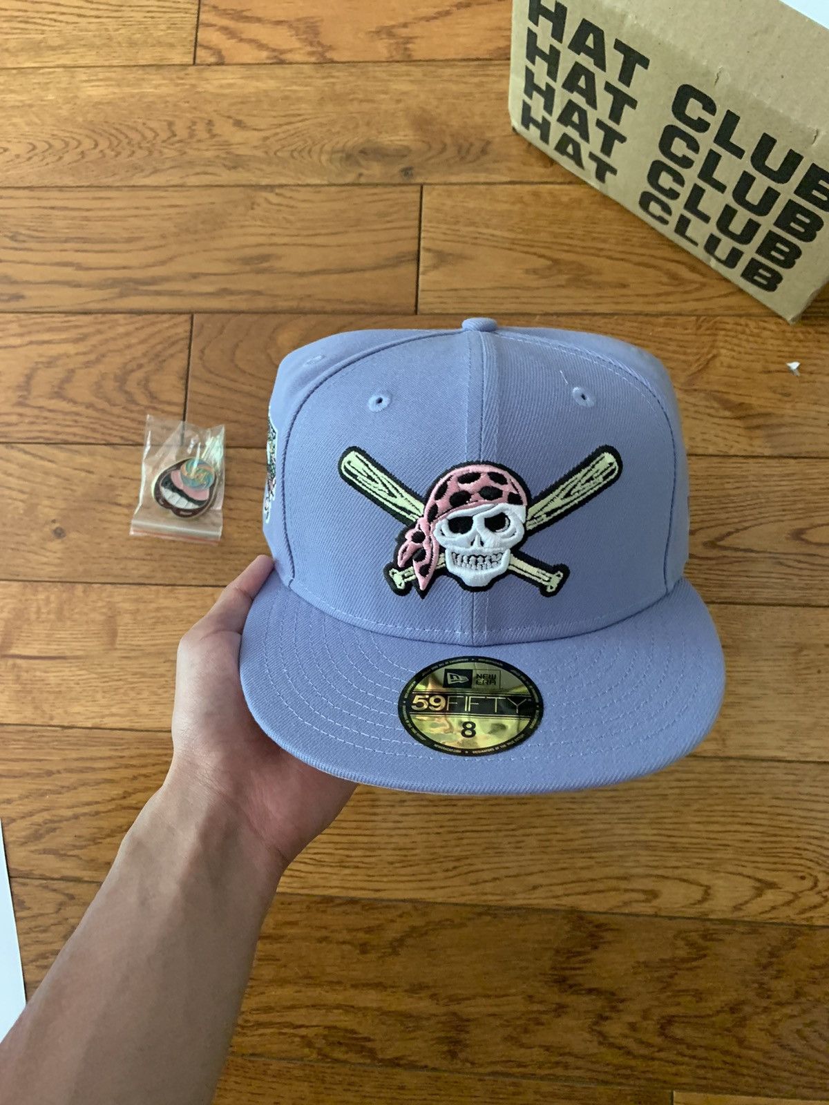 Hat Club Sugar Shack Pittsburgh Pirates 2006 Patch Skull Hat Size 8 ...