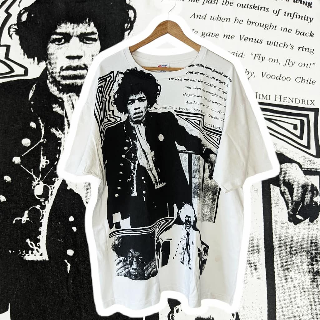 Band Tees × Rock Tees × Vintage 1991 Jimi Hendrix Voodoo Child | Grailed